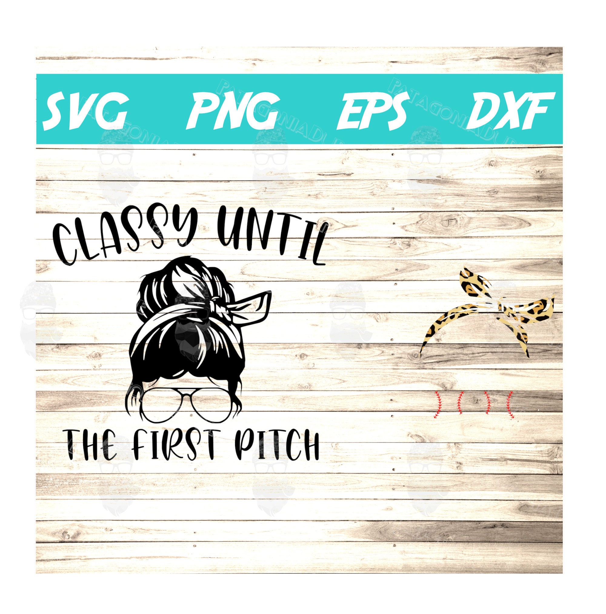 Classy Until the First Pitch SVG Baseball - Etsy