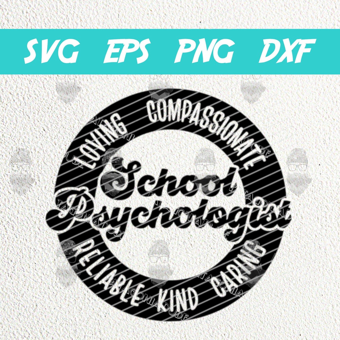 School Psychologist SVG PNG, School Psychologist Gifts SVG, Psychology ...