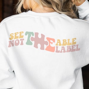 See the Able Not the Label SVG PNG, Autism Awareness - Etsy