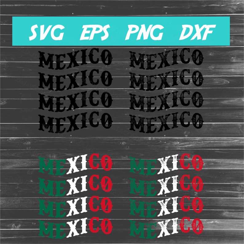 Mexico SVG Mexico PNG - Etsy