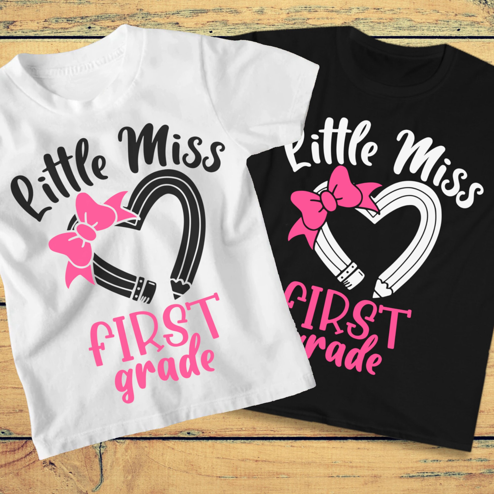 Little Miss First Grade SVG Back to School SVG - Etsy