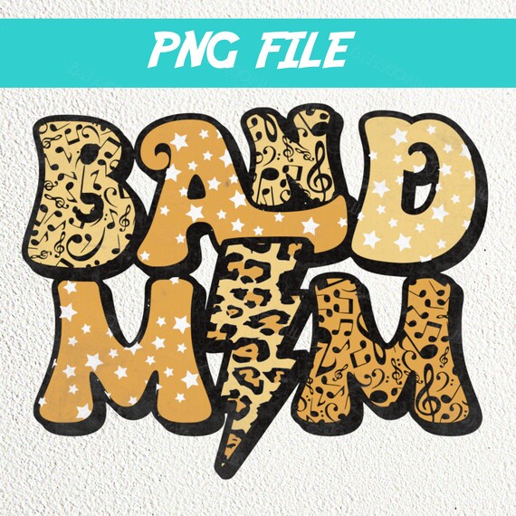 Band Mom PNG Leopard Sublimation - Etsy