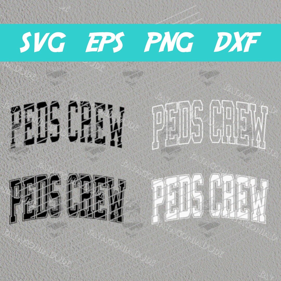 Peds Crew SVG PNG, Pediatrics Nurse Shirt Svg, Nurse Shirt Svg, Nursing ...