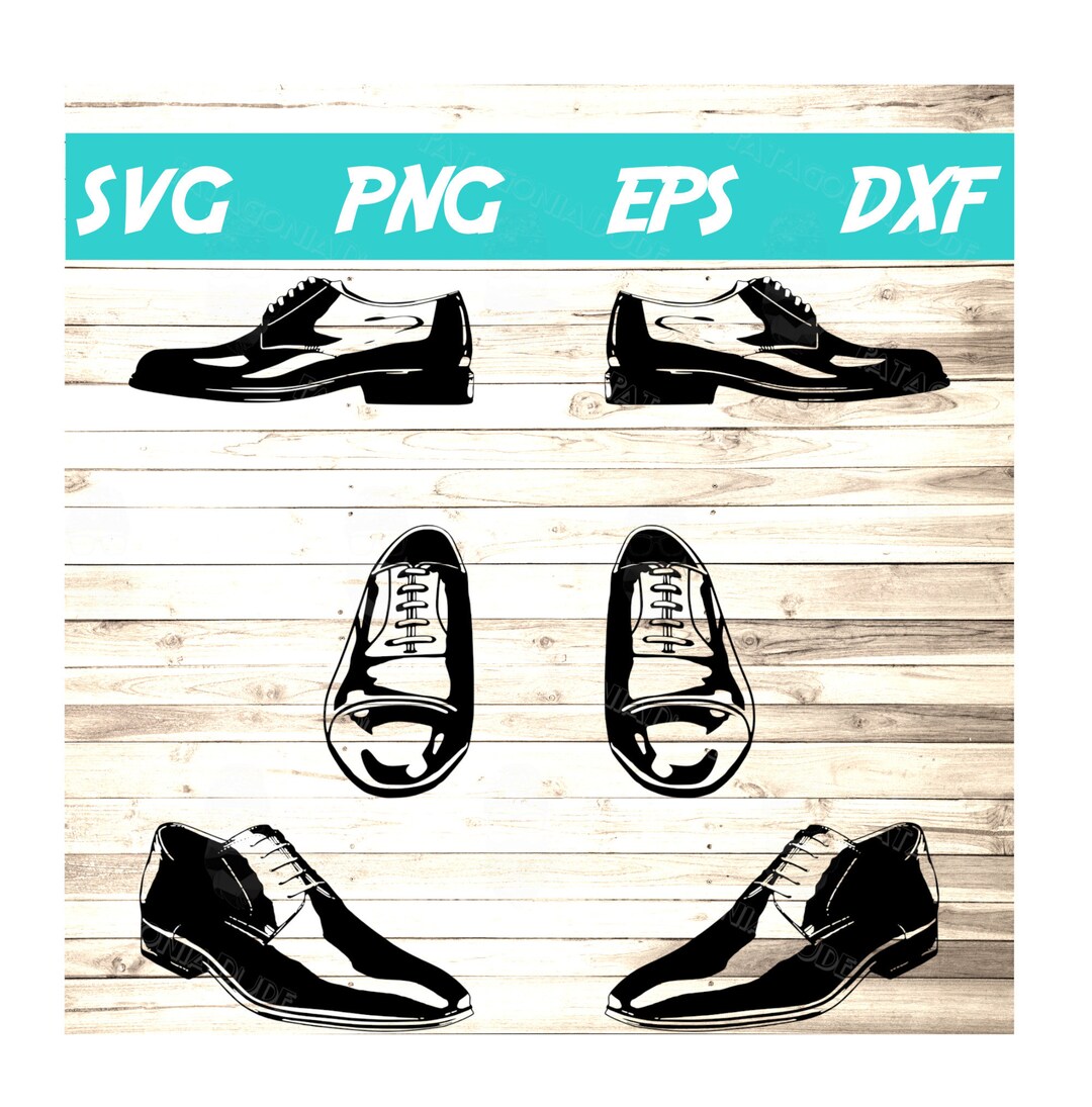 Men Shoes SVG, Formal Shoes SVG, Men Dress Shoes SVG - Etsy