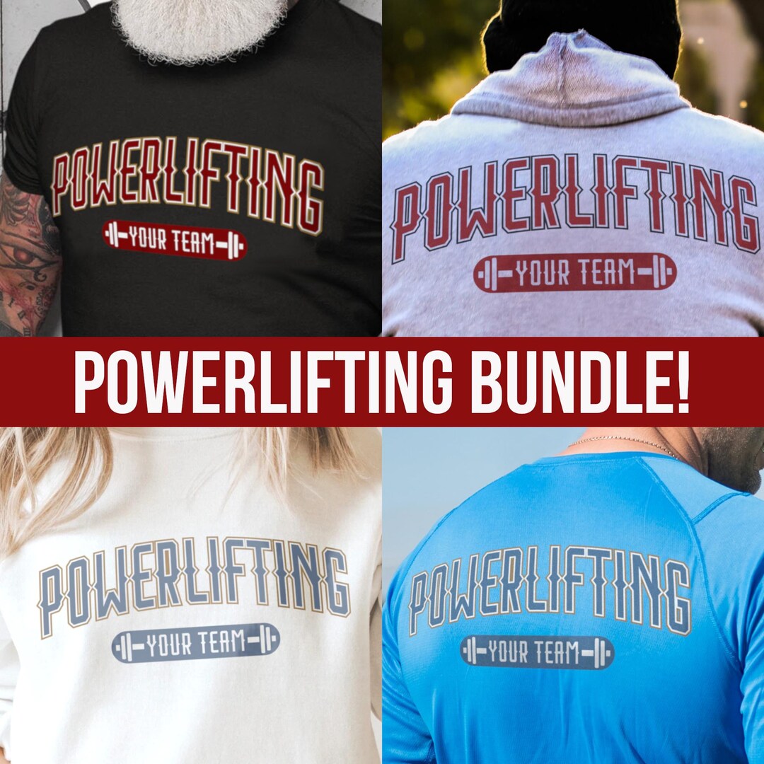 Powerlifting Team SVG PNG Powerlifter Shirt SVG, Weightlifting Design ...