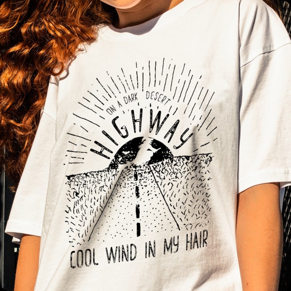 On a Dark Desert Highway Cool Wind in My Hair Svg - Etsy