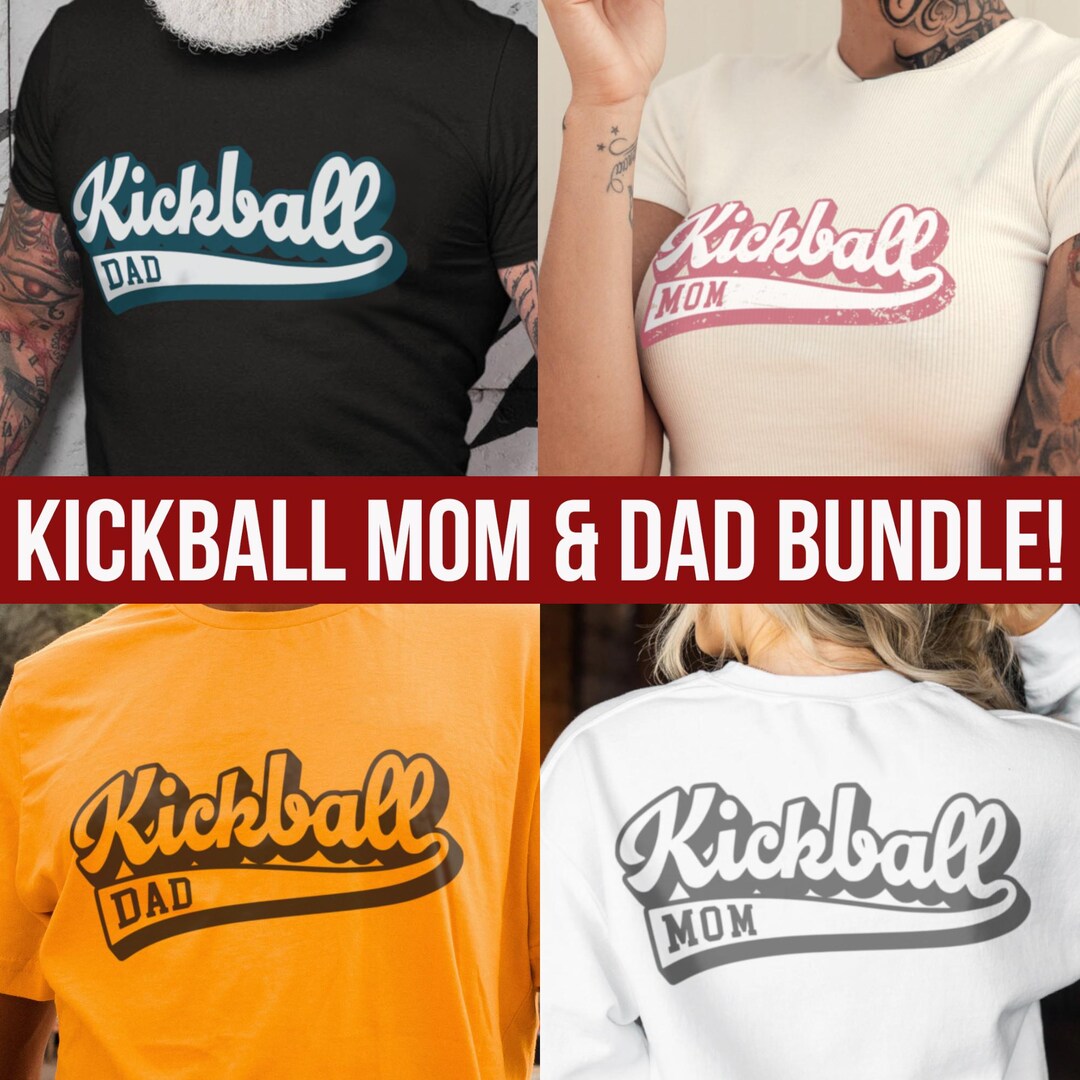 Kickball Mom and Dad SVG, Kickball Mama Father PNG, Kickball Shirt Svg ...