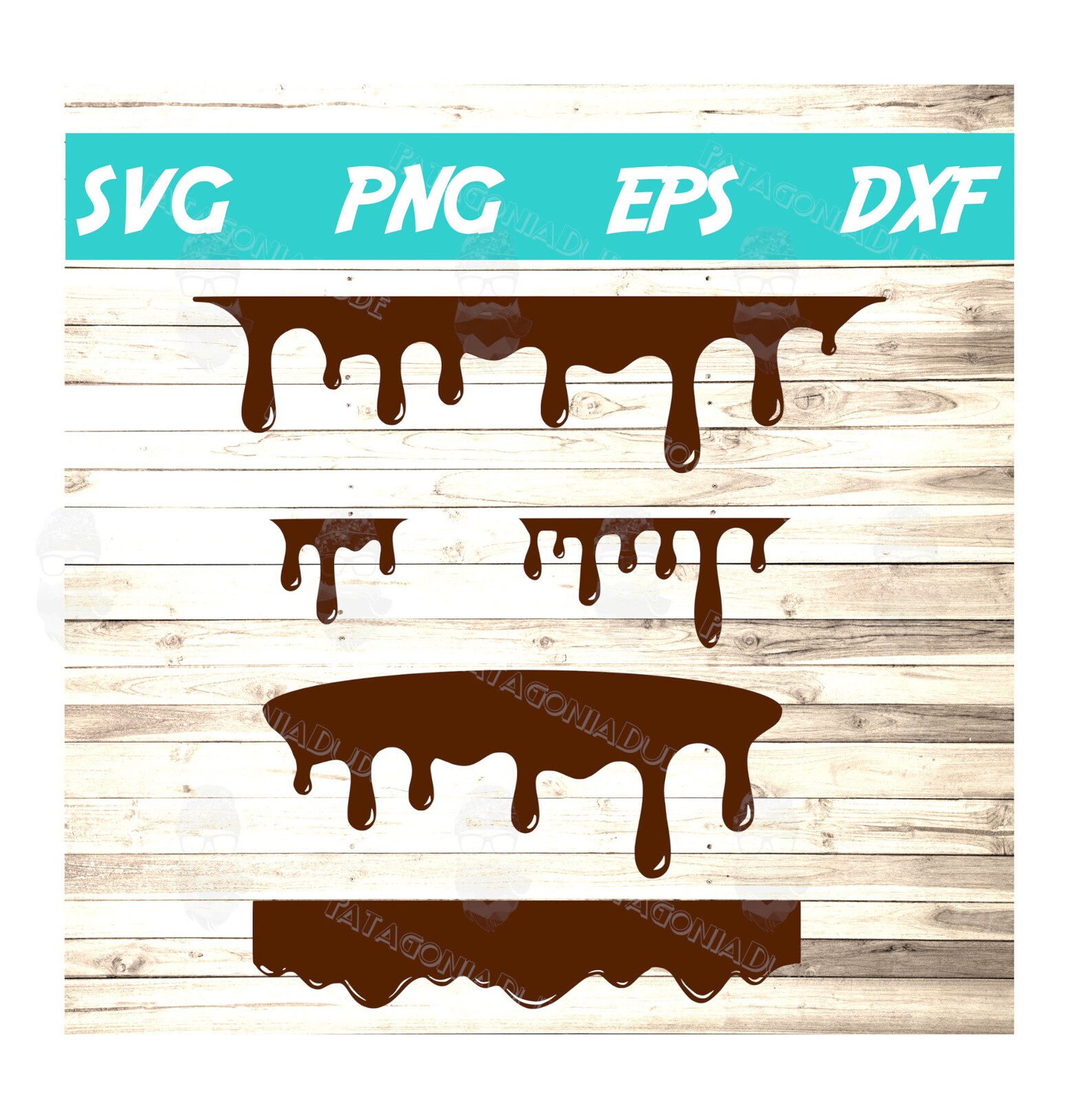 Dripping Chocolate SVG - Etsy