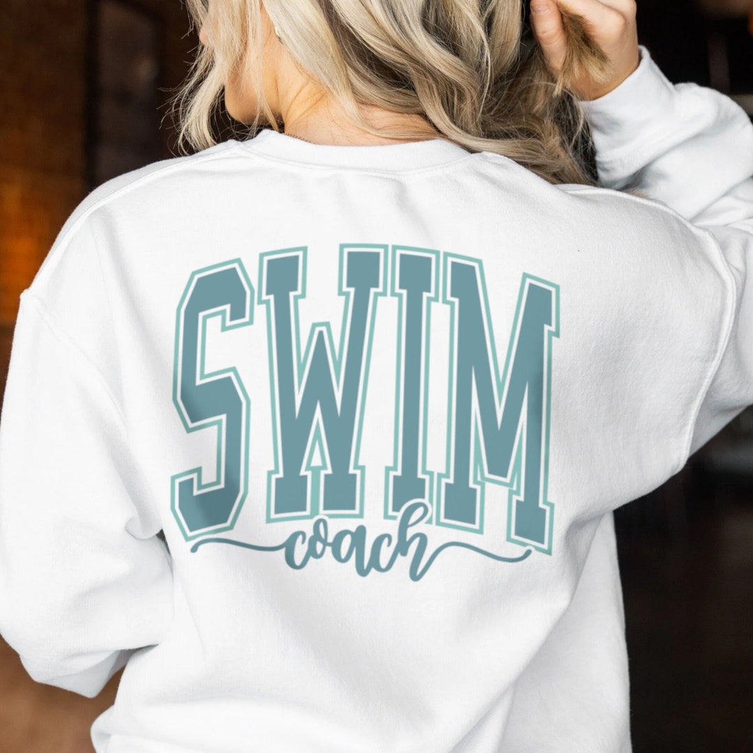 Swim Coach SVG PNG, Swimming Team Coach SVG, Coach Shirt Svg, Glowforge ...