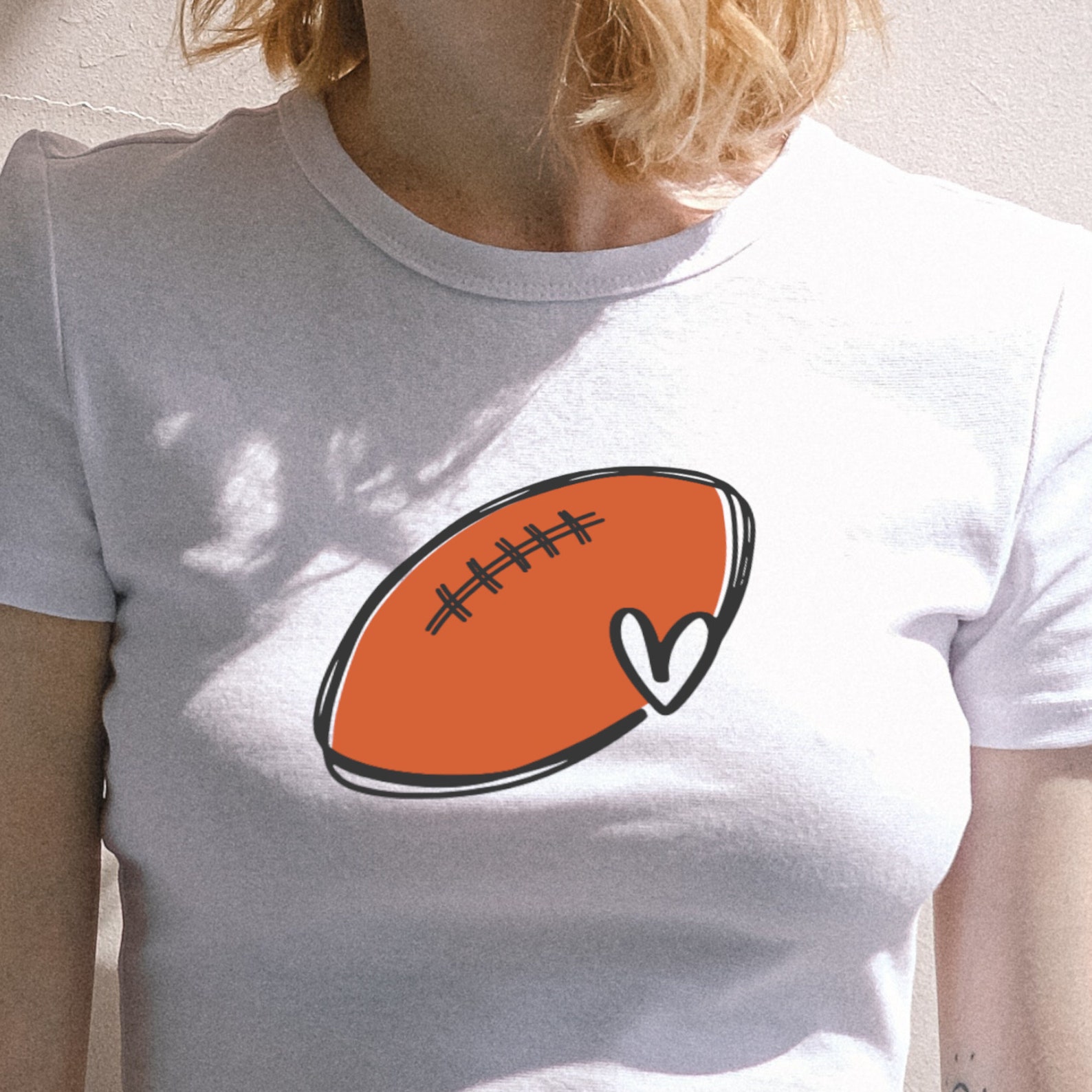 Football Heart SVG Bundle Football Heart PNG - Etsy