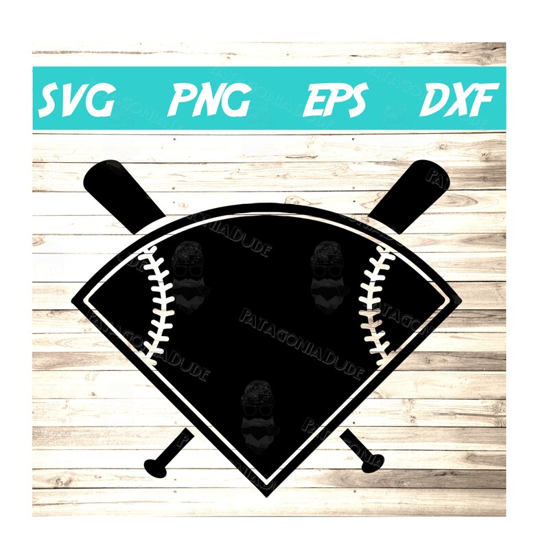 Baseball Field SVG Baseball Logo Baseball Frame - Etsy