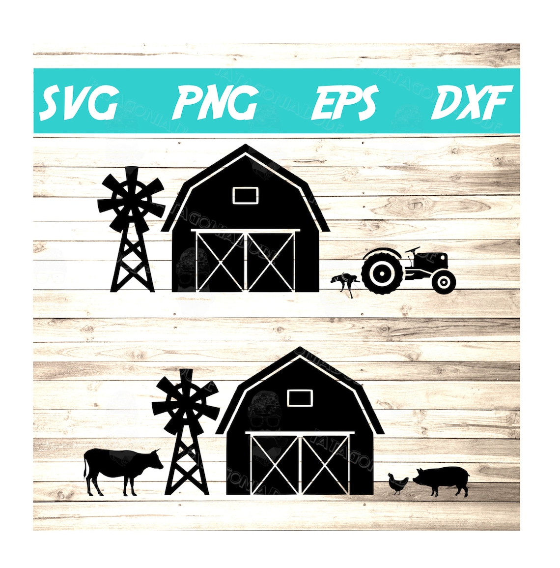 Farm SVG Farm Scene Farm Items - Etsy