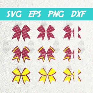 Cheer Bow SVG PNG - Etsy