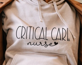 Critical Care Nurse Svg & Clip Art RN APRN ICU Intensive - Etsy