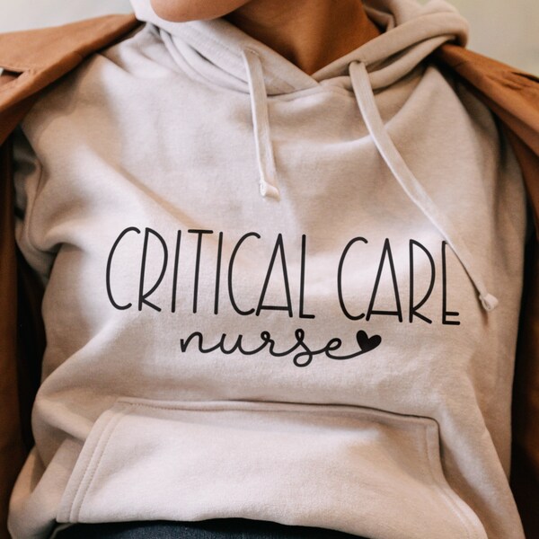 Critical Care Nurse Svg - Etsy