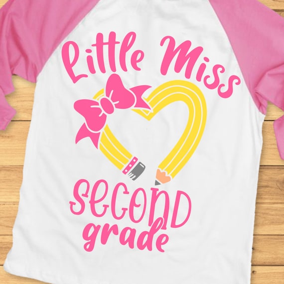 Little Miss Second Grade SVG Back to School SVG - Etsy
