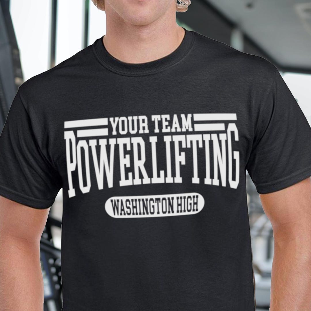 Powerlifting Team SVG PNG, Template SVG, Powerlifting Shirt Svg, Weight ...