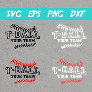 T-ball Team SVG PNG - Etsy