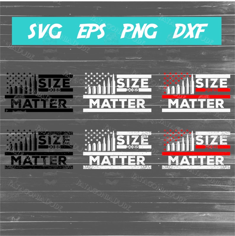 Size Matters SVG - Etsy