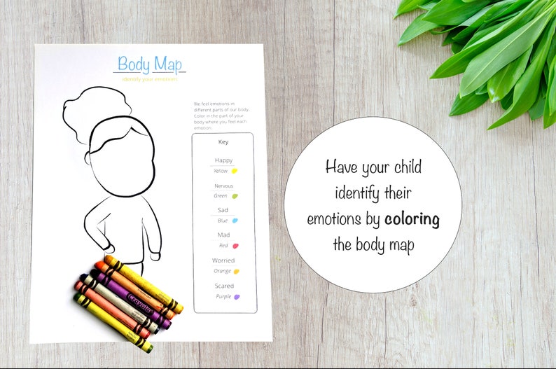 Feelings Bundle for Kids - Identify Emotions. Kids Coloring Sheet ...