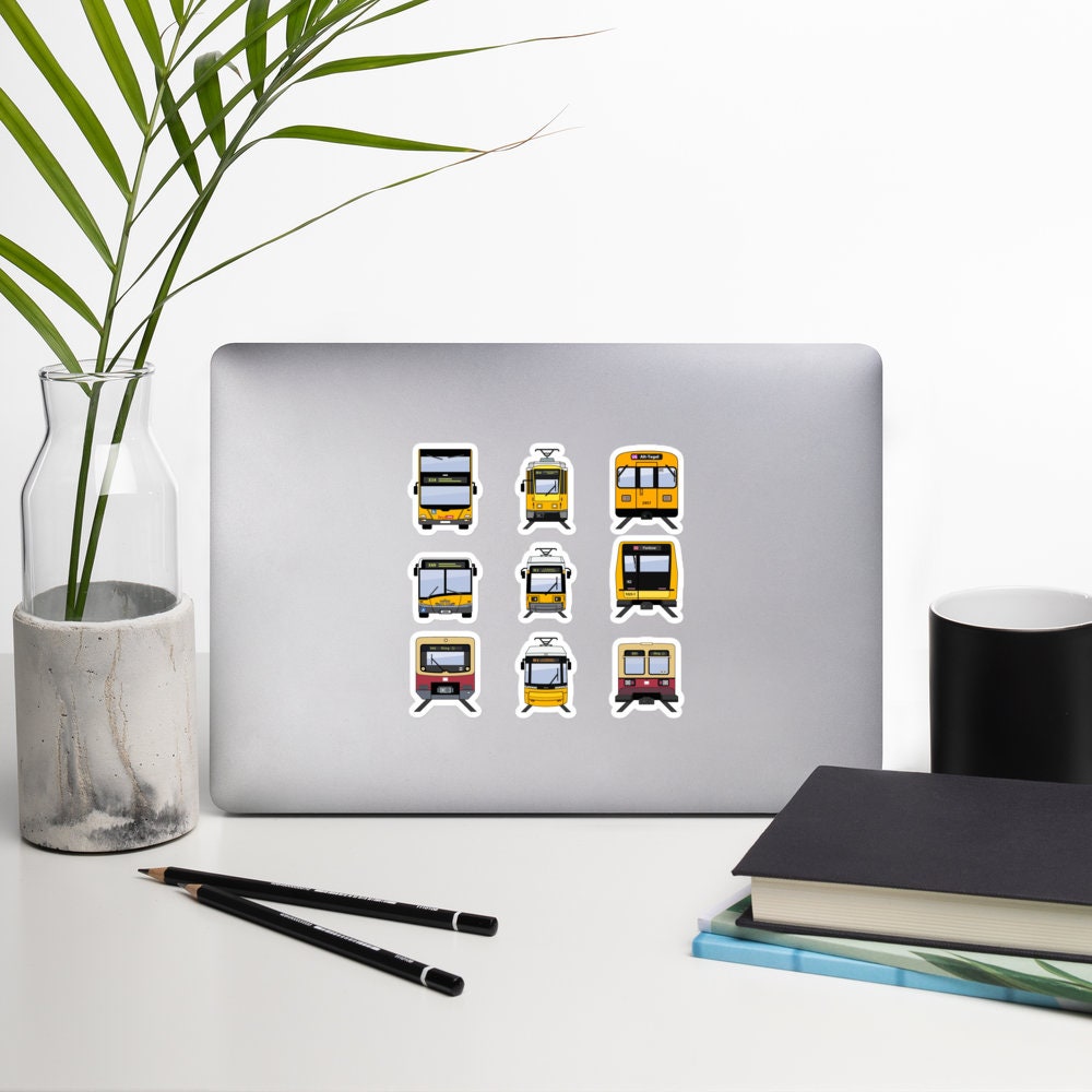 Public Transport Vehicles in Berlin Assortment Pack Sticker - Etsy