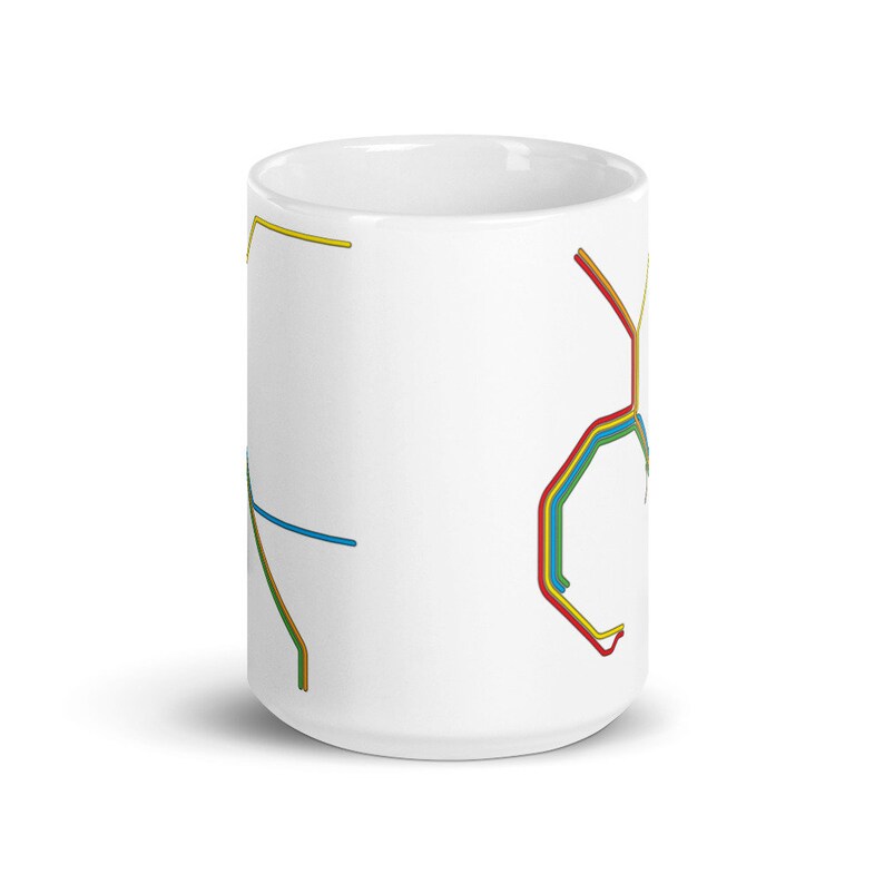 San Francisco BART Transit Map Mug - Etsy