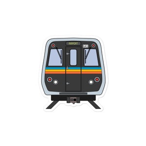 Atlanta MARTA Rail Train Sticker - Etsy