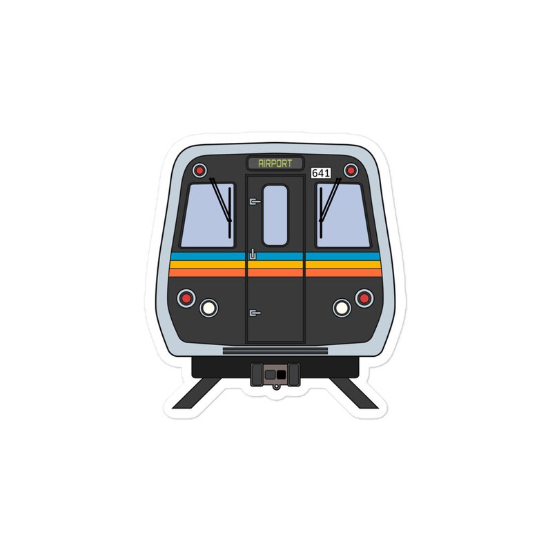 Atlanta MARTA Rail Train Sticker - Etsy
