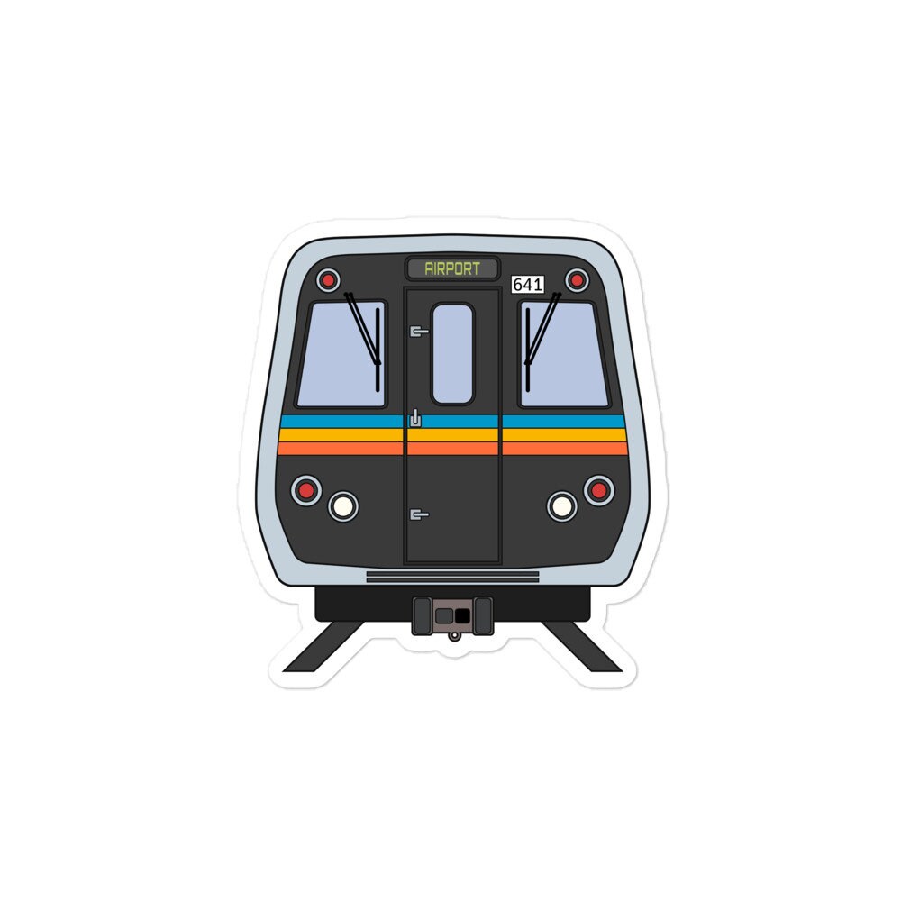 Atlanta MARTA Rail Train Sticker - Etsy