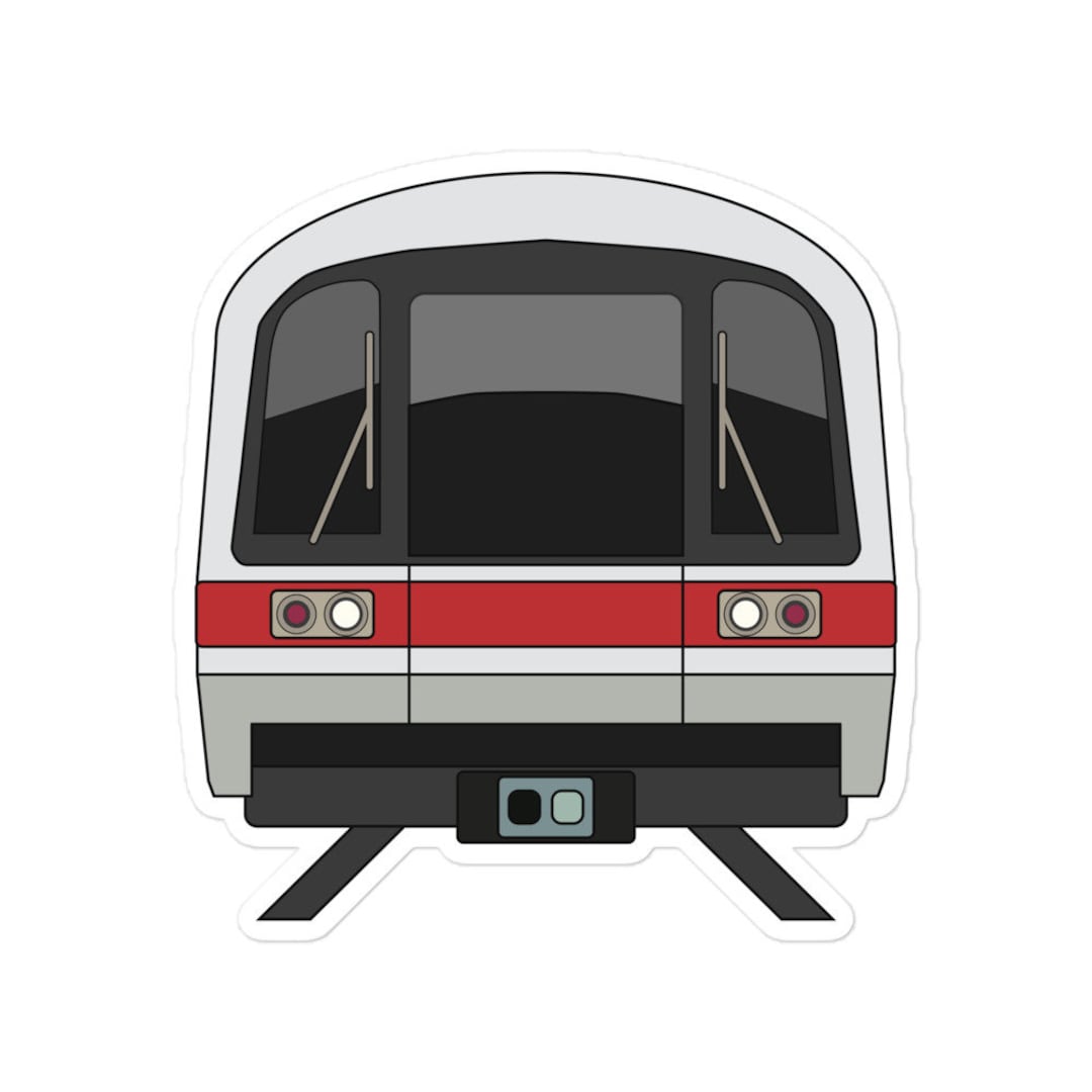 Singapore Mass Rapid Transit Train North South Line Sticker - Etsy