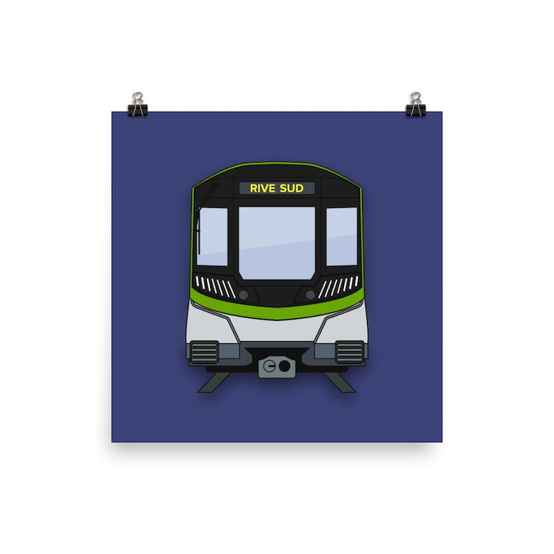Montreal REM Train Wall Art - Etsy