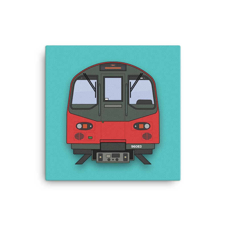 London Underground 1995 Tube Stock Train Northern Line Wall Art - Etsy ...