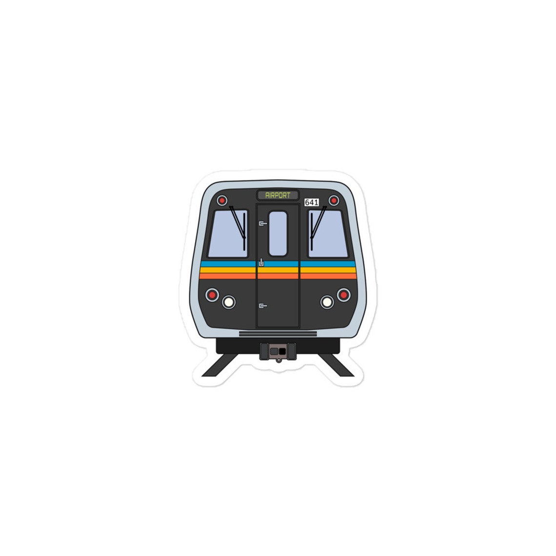 Atlanta MARTA Rail Train Sticker - Etsy