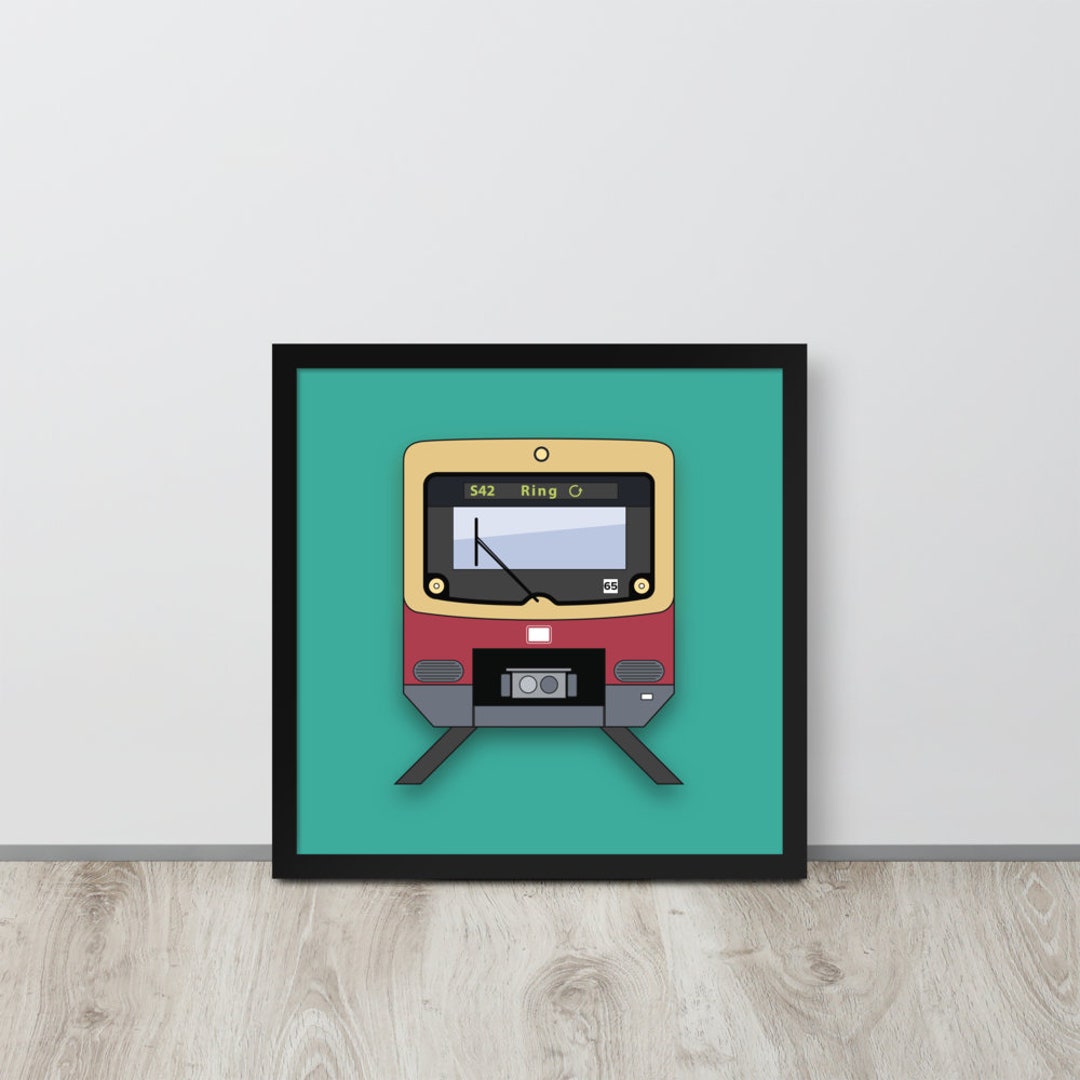 Berlin S-bahn Train Class 481 Wall Art - Etsy