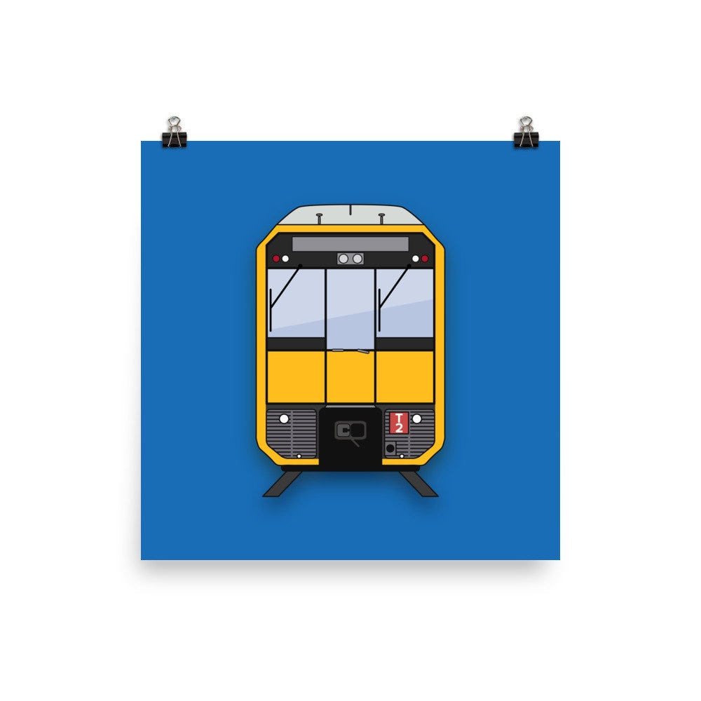 Sydney T Set Tangara Train Wall Art - Etsy Australia
