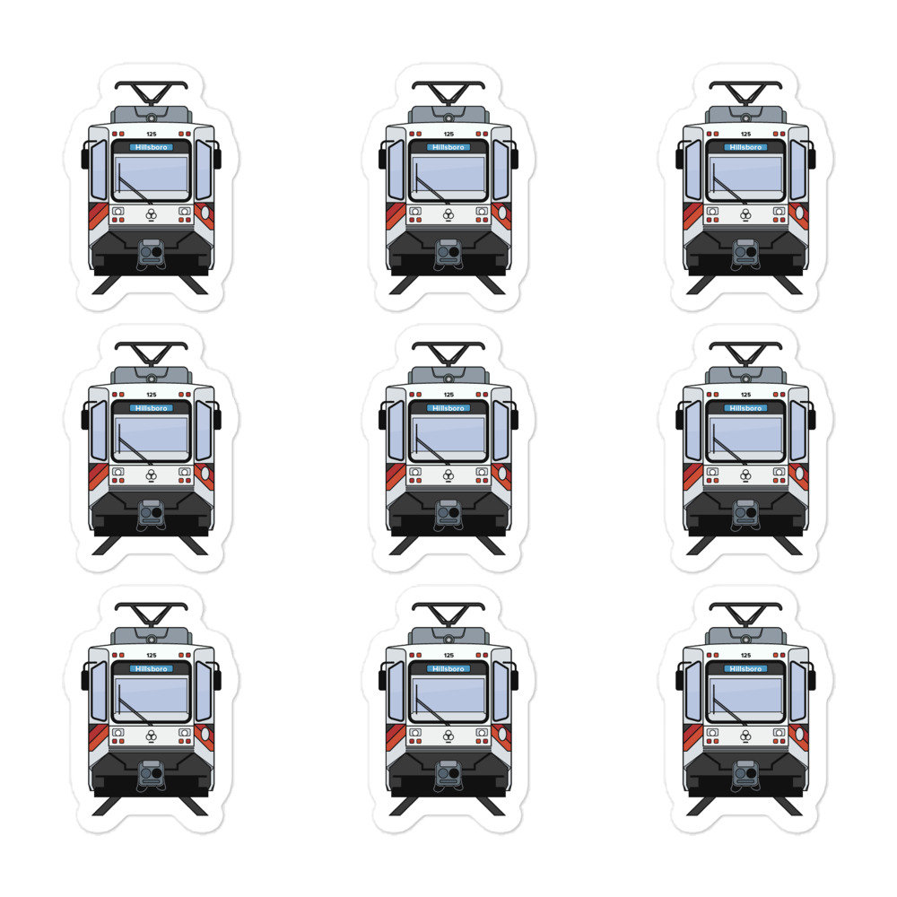 Portland MAX Light Rail Train Type 1 Sticker - Etsy