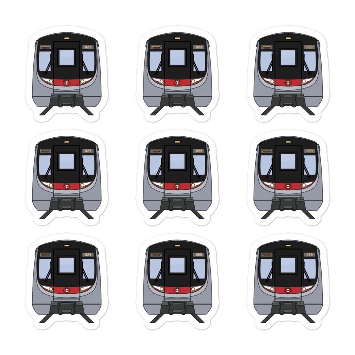 Hong Kong MTR C-train Sticker - Etsy