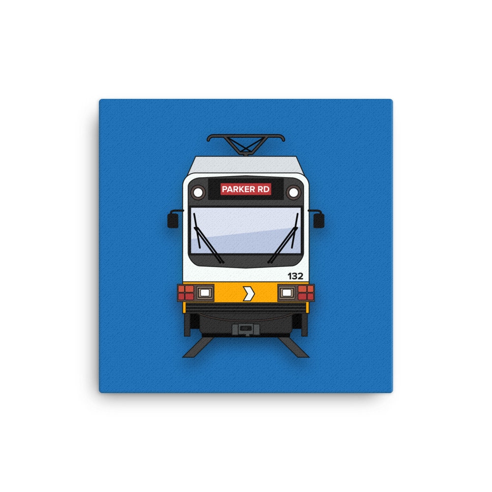 Dallas DART Light Rail Train Wall Art - Etsy