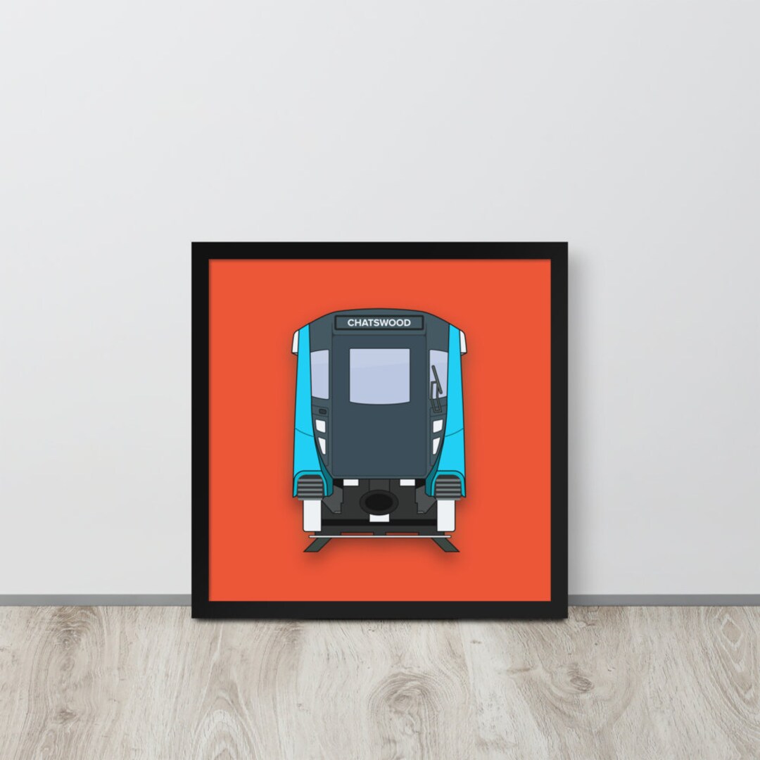 Sydney Metro Train Wall Art - Etsy