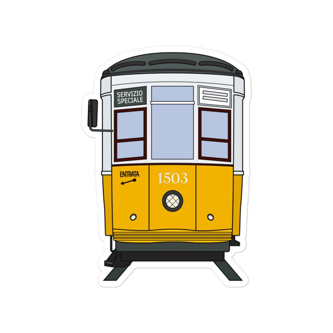 Milan Tram Class 1500 Sticker - Etsy