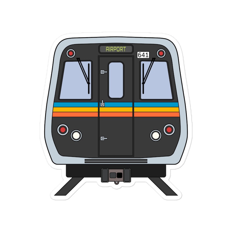 Atlanta MARTA Rail Train Sticker - Etsy