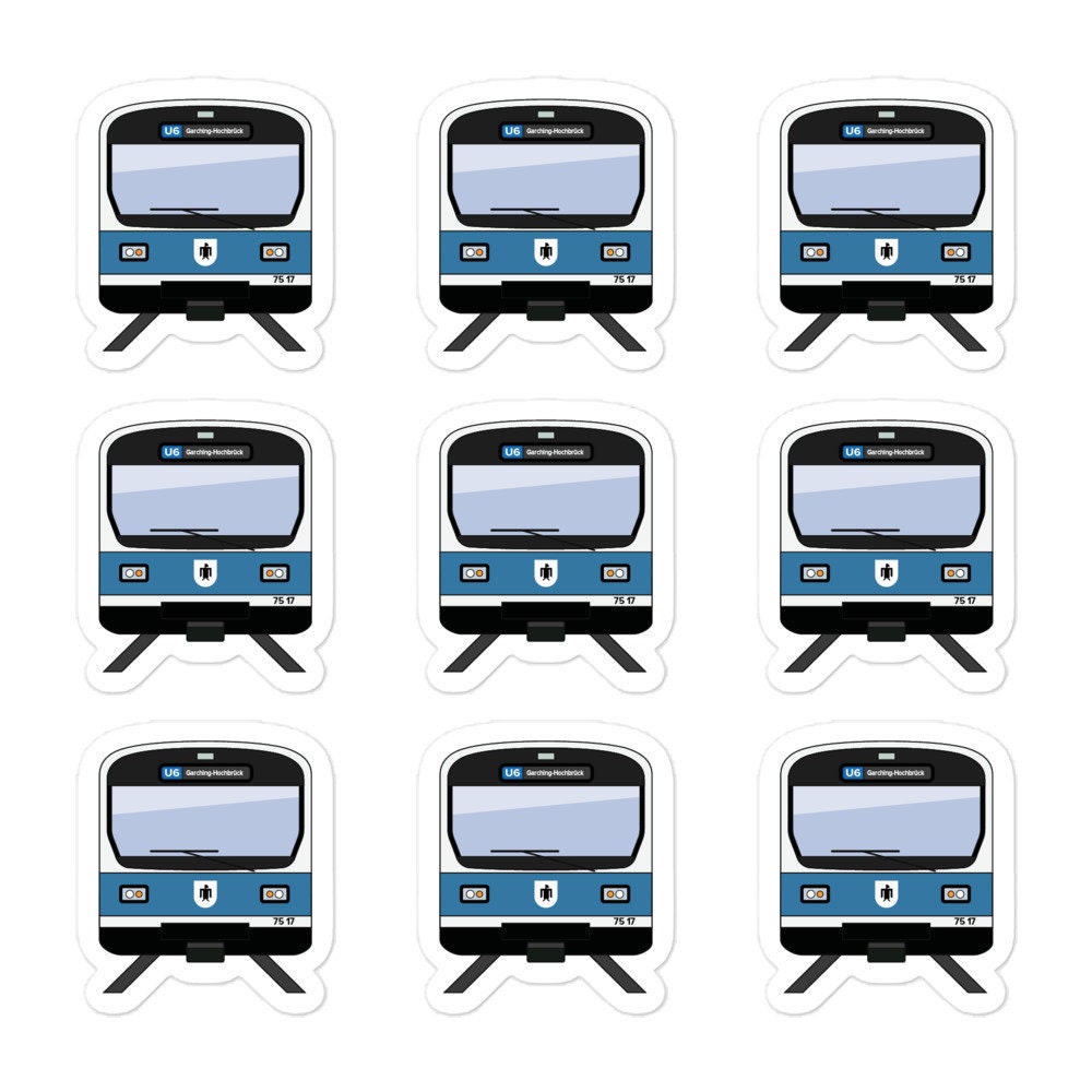 Munich U-bahn Train Class B Sticker - Etsy
