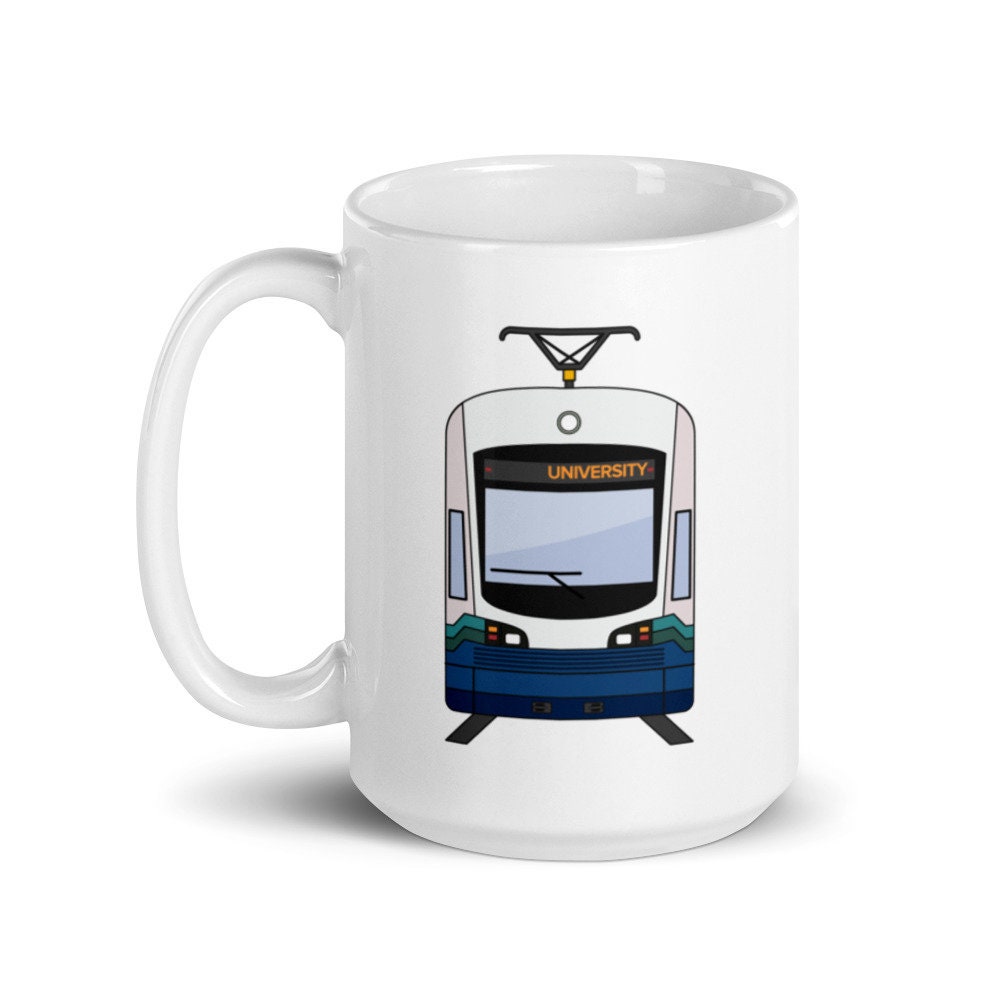 Seattle Link Light Rail Train Mug - Etsy