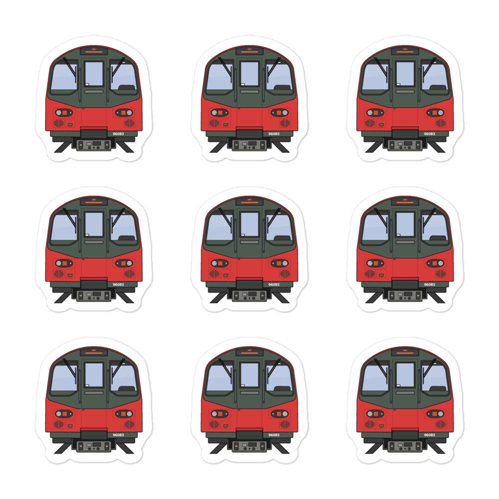 London Underground 1995 Tube Stock Train Northern Line Sticker - Etsy