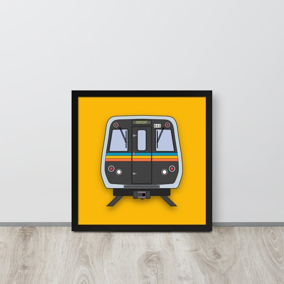 Atlanta MARTA Rail Train Wall Art - Etsy