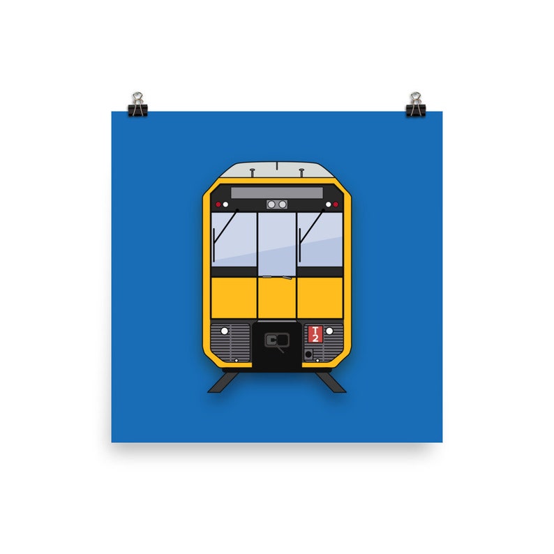 Sydney T Set Tangara Train Wall Art - Etsy Australia