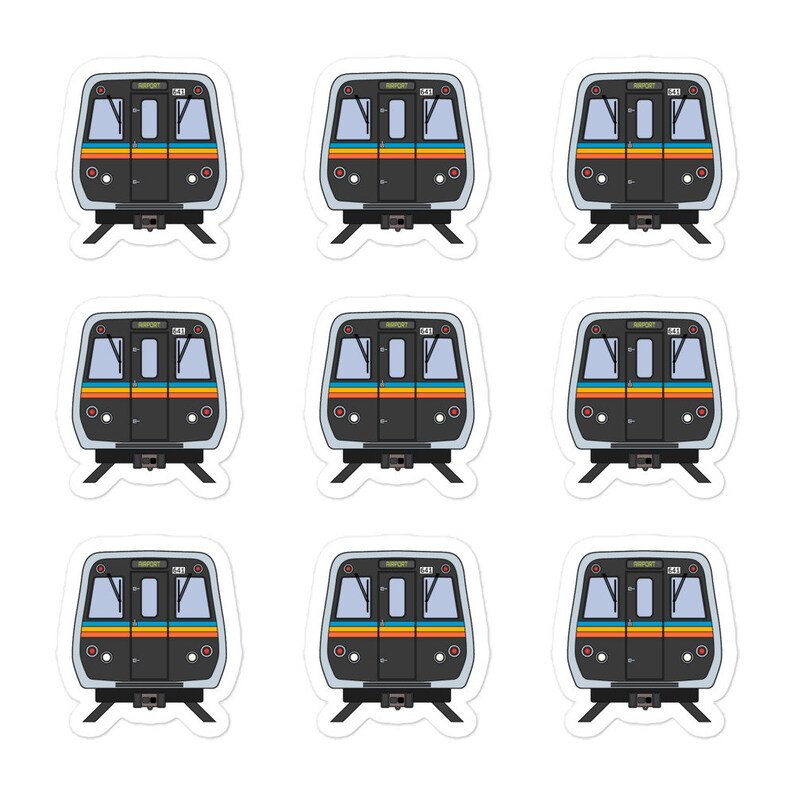 Atlanta MARTA Rail Train Sticker - Etsy
