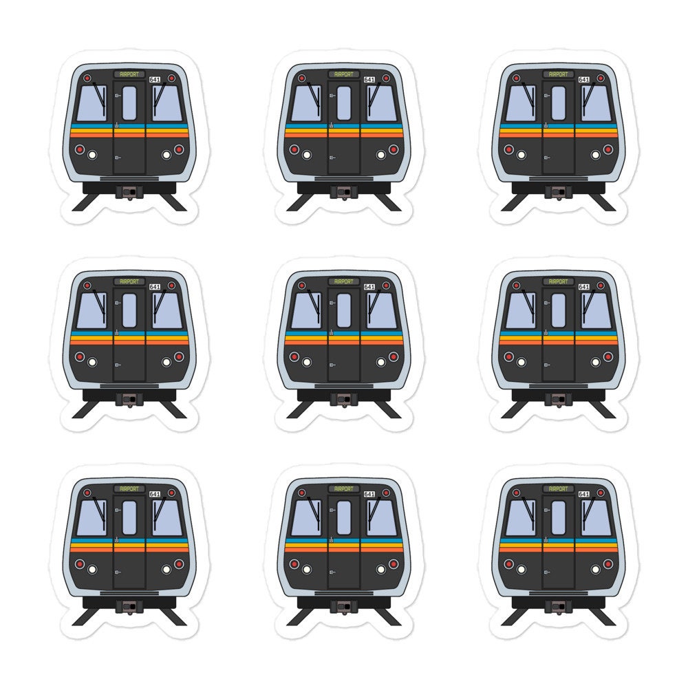 Atlanta MARTA Rail Train Sticker - Etsy