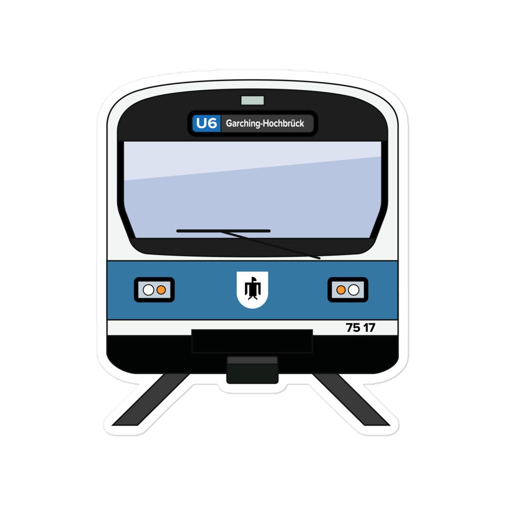 Munich U-bahn Train Class B Sticker - Etsy
