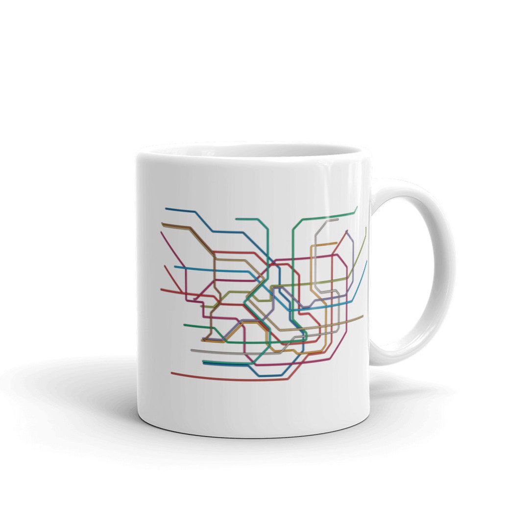Tokyo Metro & Toei Subway Transit Map Mug - Etsy